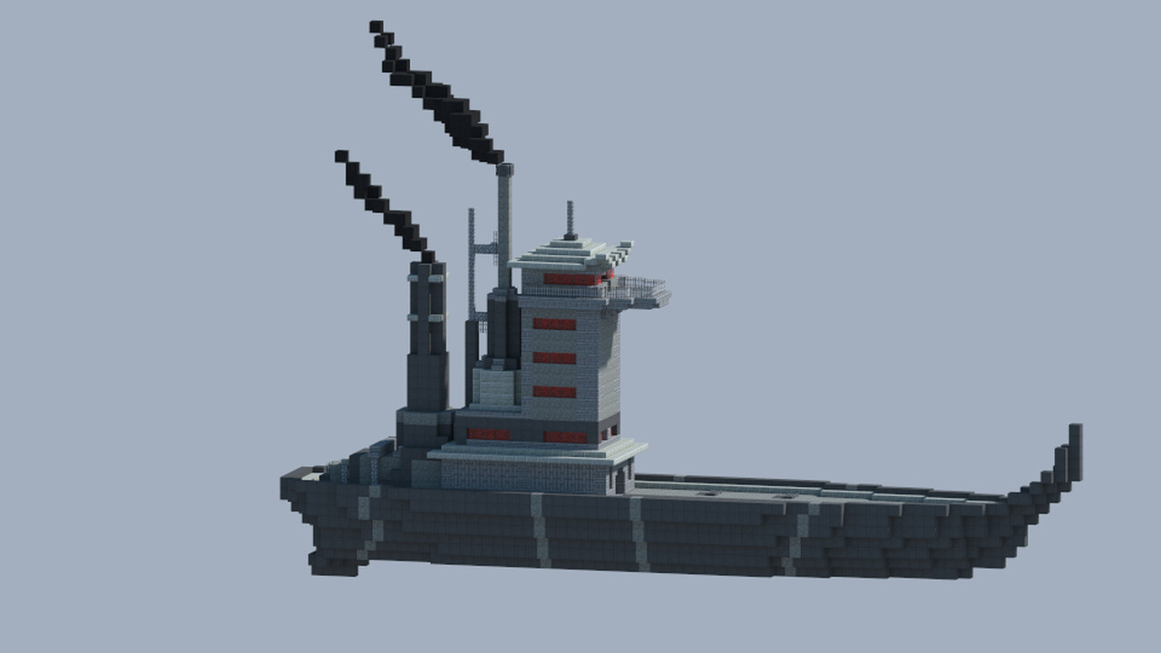 Zuko's Fire Nation Ship from Avatar Minecraft Map