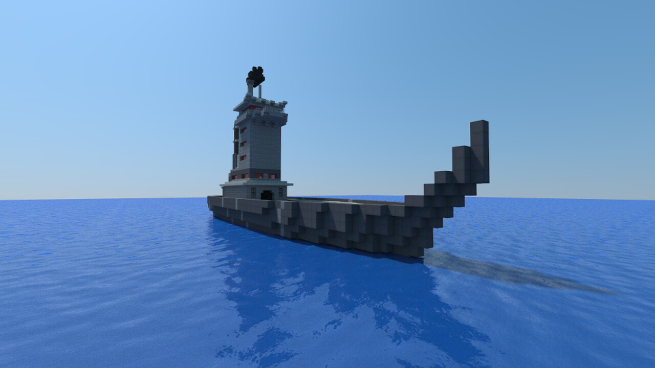Zuko's Fire Nation Ship from Avatar Minecraft Map