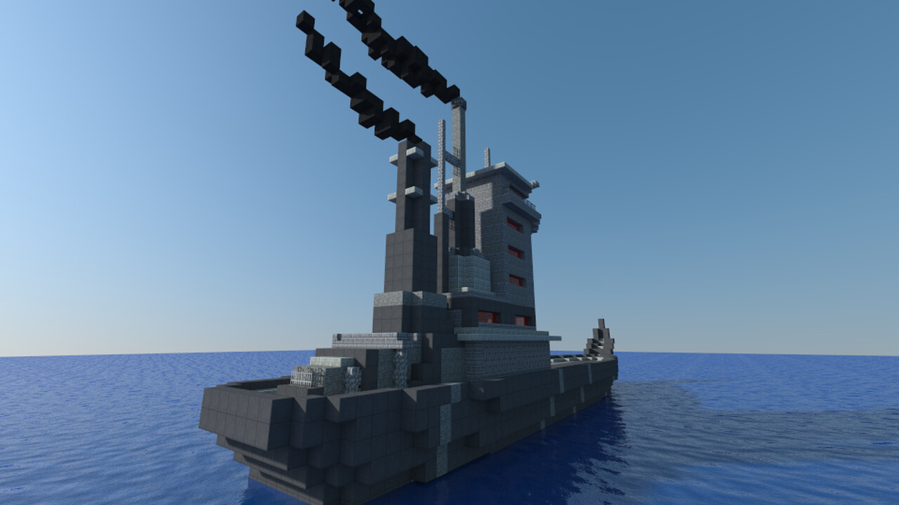 Zuko's Fire Nation Ship from Avatar Minecraft Map