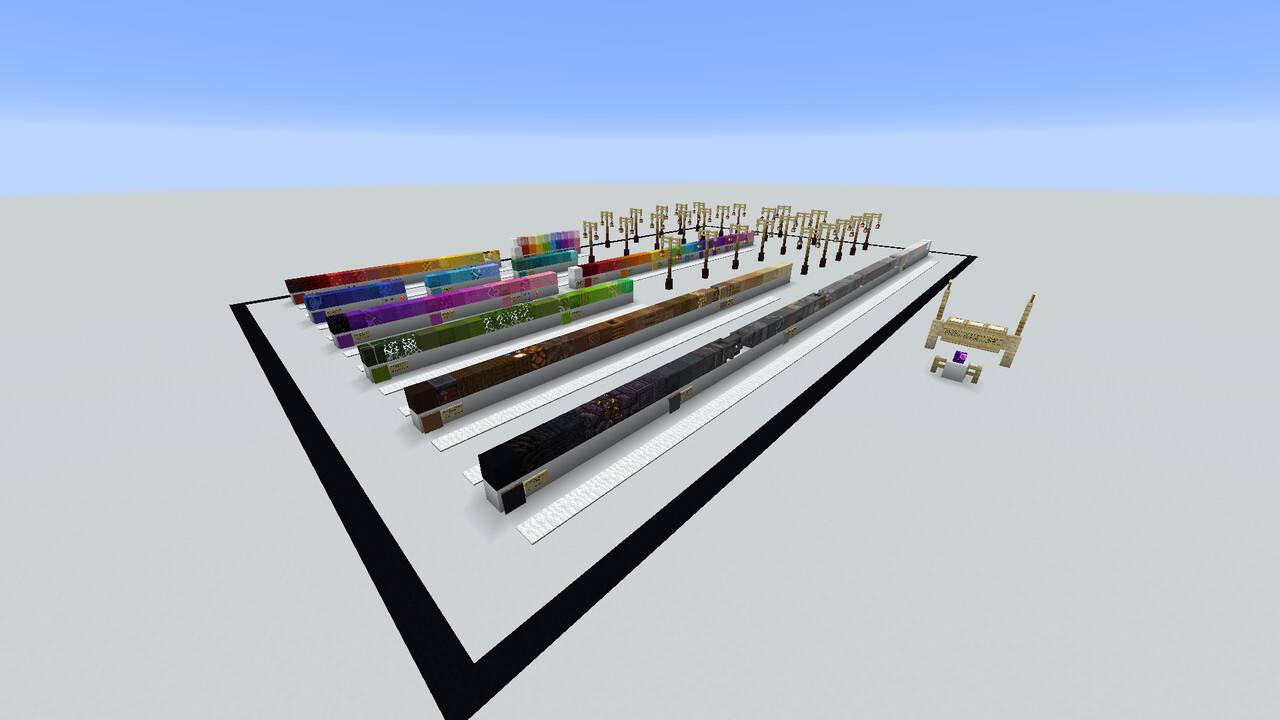 Block Color Gradient || World Samples 2 Minecraft Map