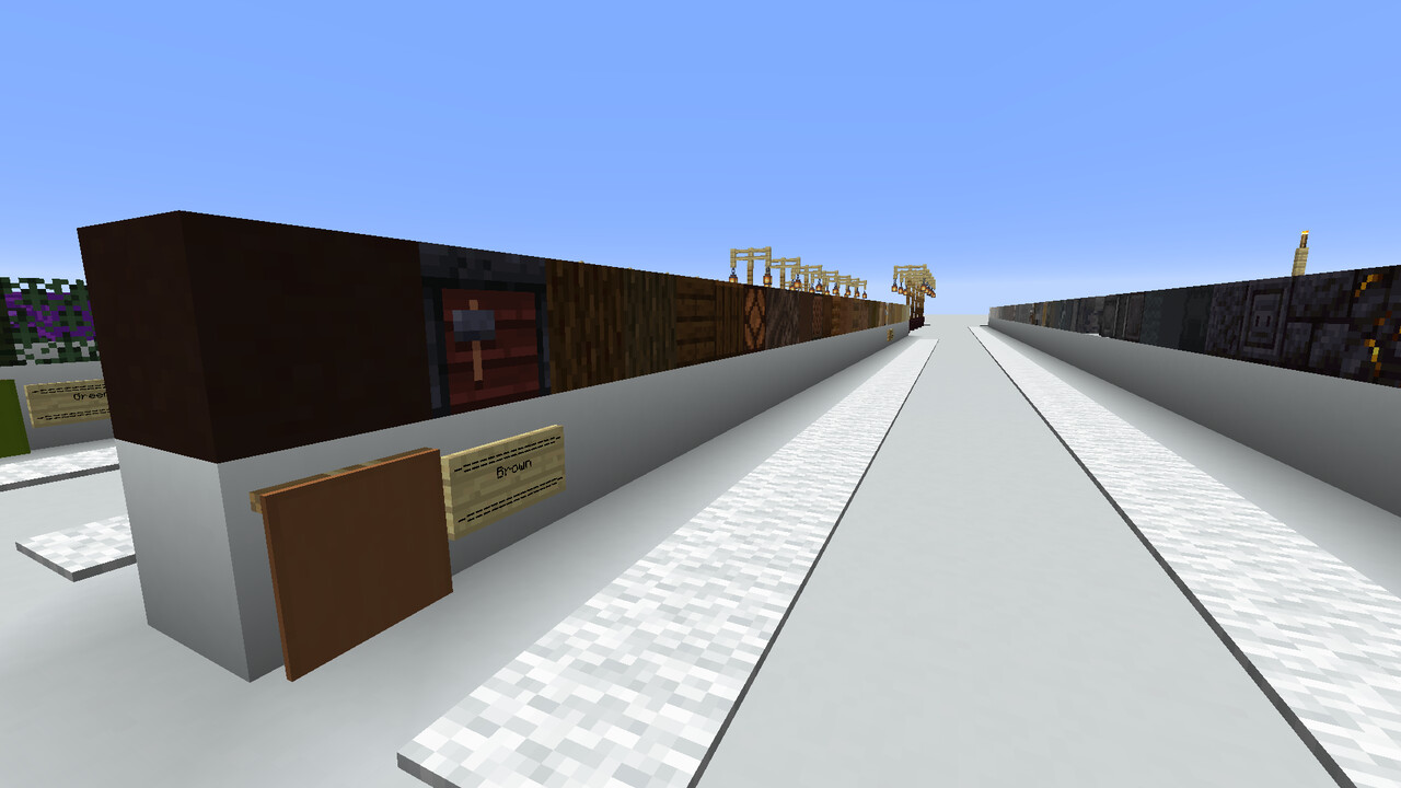 Block Color Gradient || World Samples 2 Minecraft Map