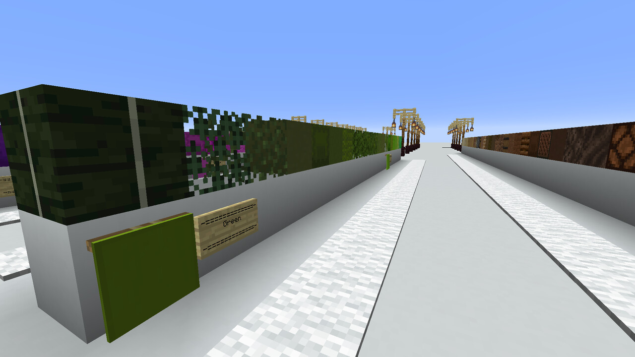 Block Color Gradient || World Samples 2 Minecraft Map