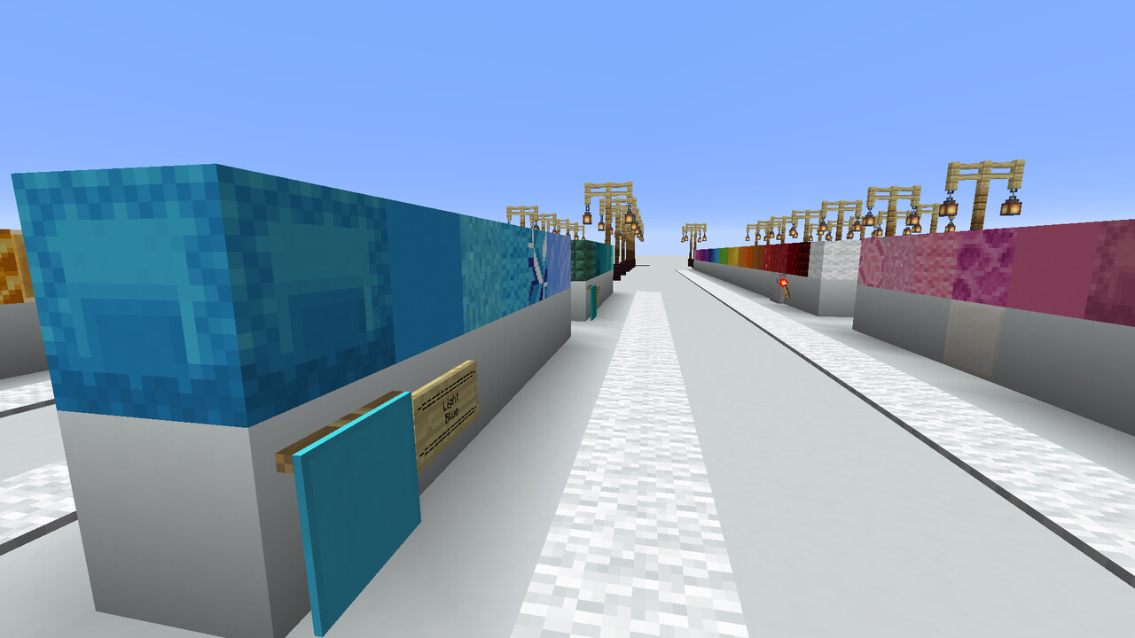 Block Color Gradient || World Samples 2 Minecraft Map