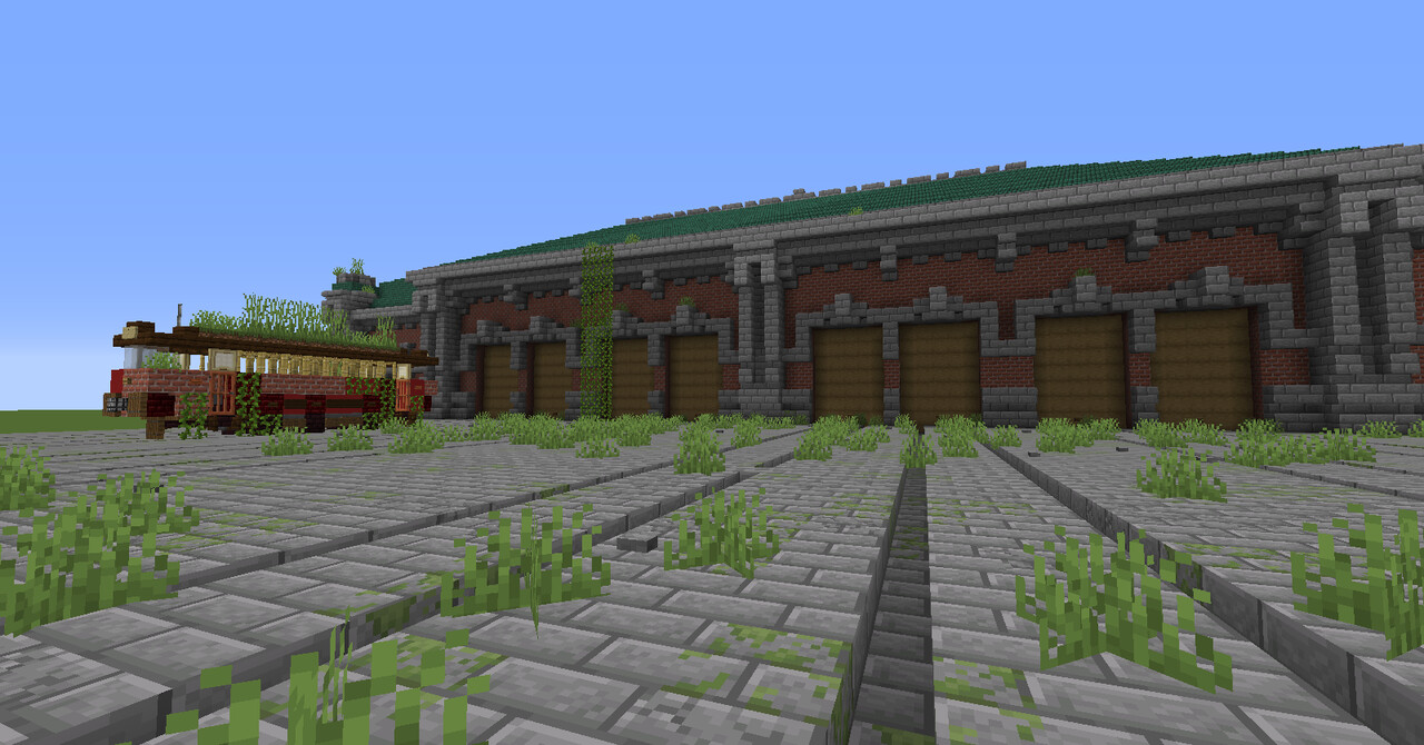Abandoned Old Tram Depot Minecraft Map