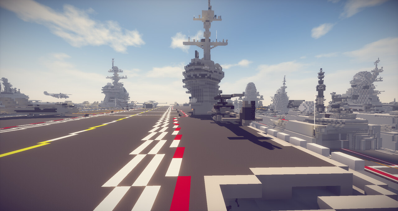 Aircraft Carrier - CVN 85 Barack Obama Minecraft Map
