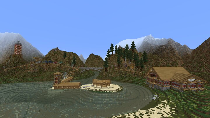 Cliff Town Minecraft Map