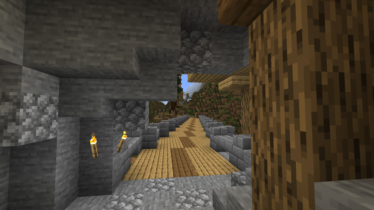 Cliff Town Minecraft Map