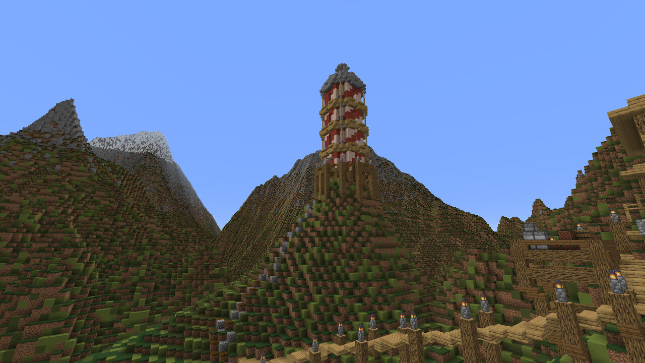 Cliff Town Minecraft Map