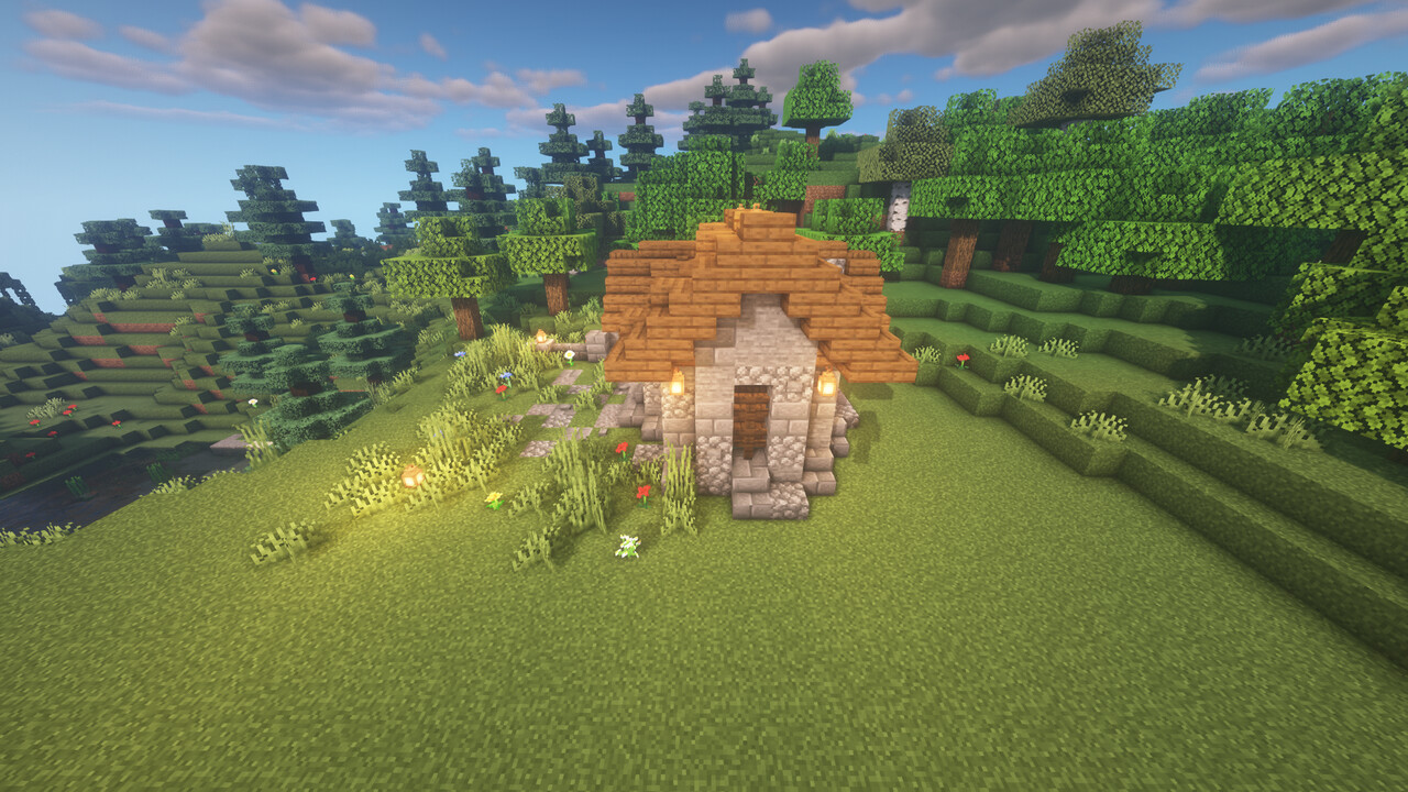 Kamienny domek/ Stone house Minecraft Map