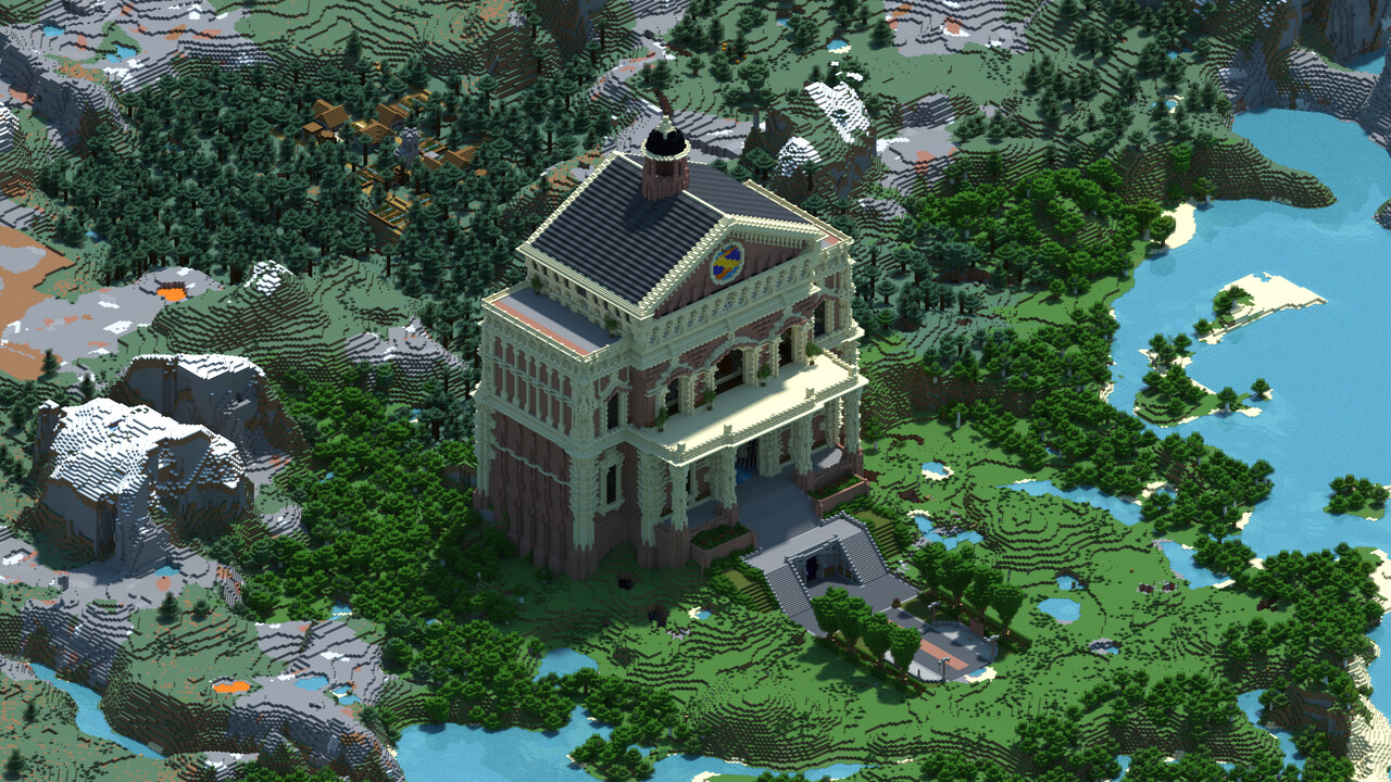 Mayor Office Building Redesign from Hermitcraft Season 7 Minecraft Map