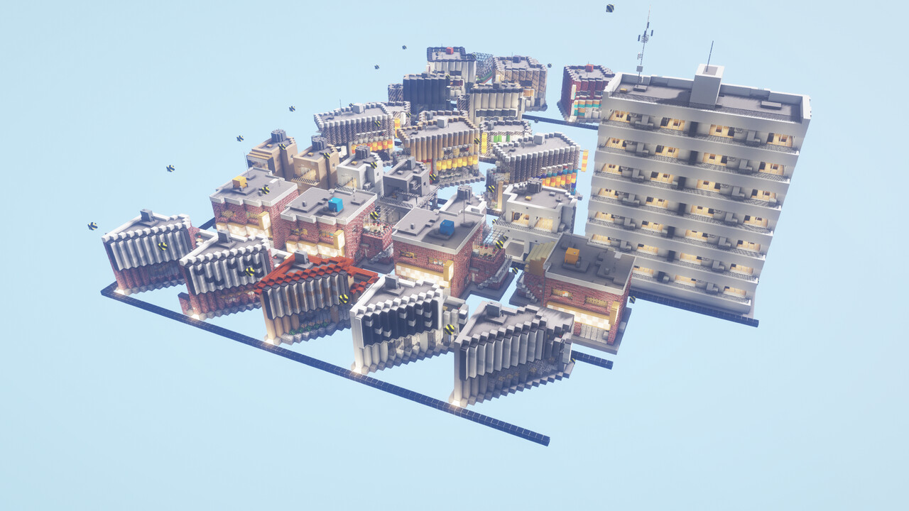 Twenty eight buildings Minecraft Map