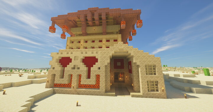 Embassy of the Burning Desert Minecraft Map