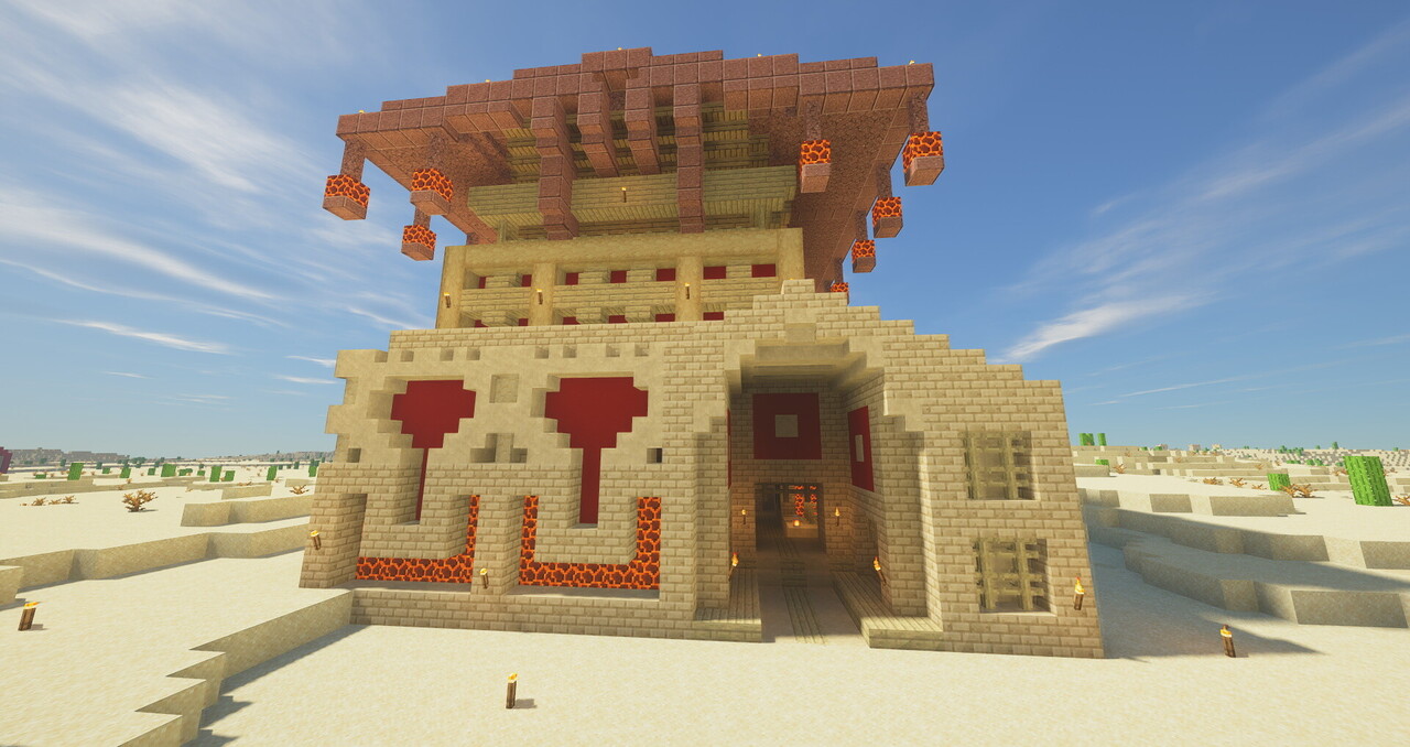 Embassy of the Burning Desert Minecraft Map
