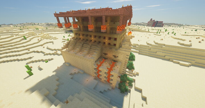 Embassy of the Burning Desert Minecraft Map