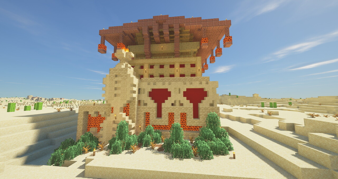 Embassy of the Burning Desert Minecraft Map