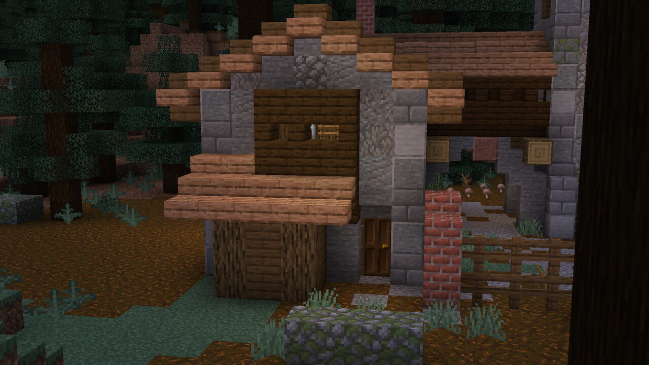 Medieval Lake House w/ Interior Minecraft Map