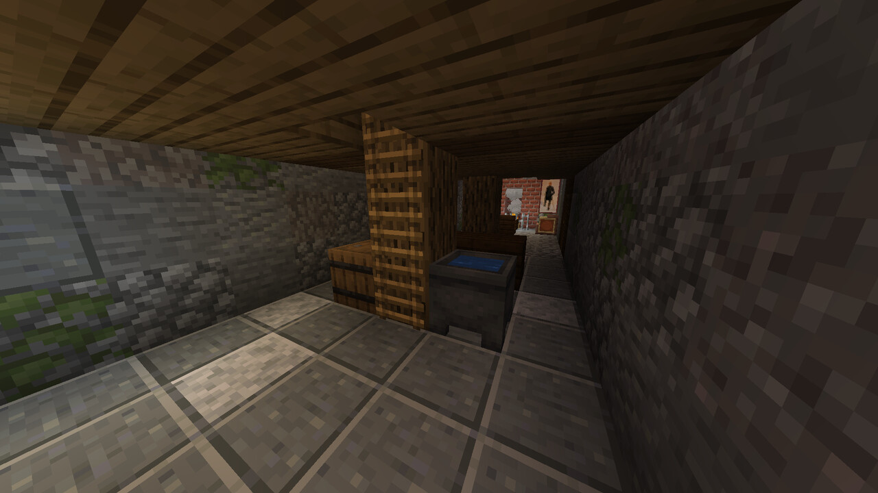 Medieval Lake House w/ Interior Minecraft Map