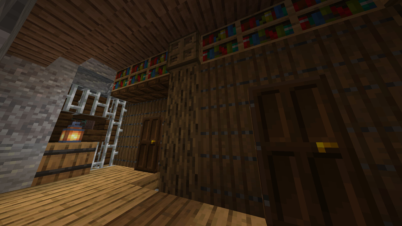 Medieval Lake House w/ Interior Minecraft Map