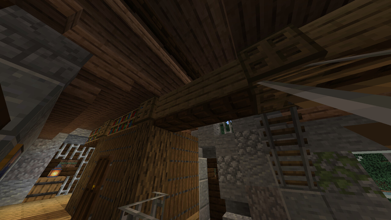 Medieval Lake House w/ Interior Minecraft Map