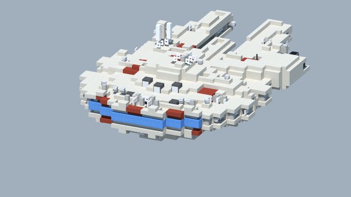 Starwars, The Millennium Falcon [With Download] Minecraft Map
