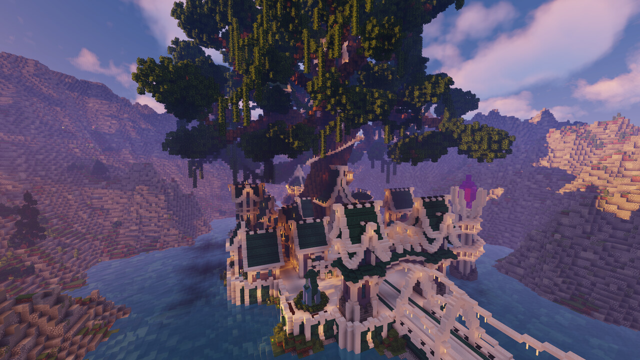 ELVEN VILLAGE / Pueblo élfico Minecraft Map