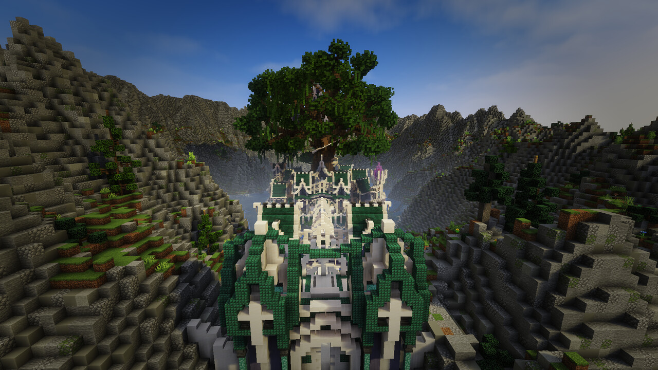 ELVEN VILLAGE / Pueblo élfico Minecraft Map