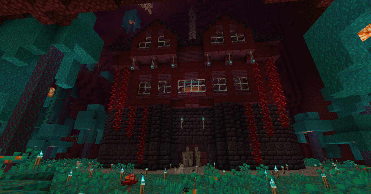 1.16 Mirror Mansion, Nether Update Minecraft Map