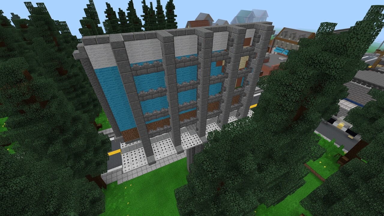 Fallout 4 Vault Tec billboard Minecraft Map