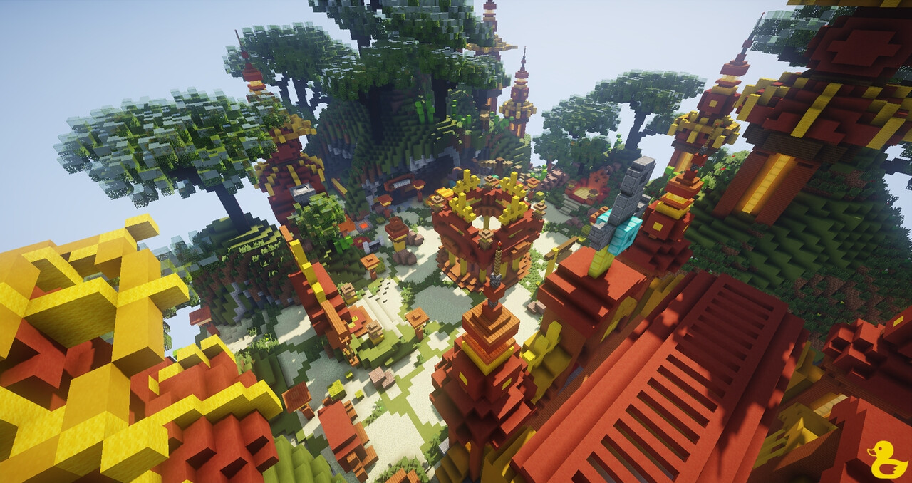 FunnyGrief Summer Spawn Minecraft Map