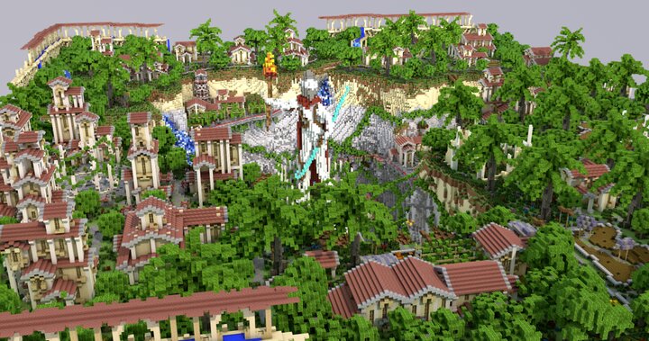 Greek Fantasy | Server Spawn Minecraft Map