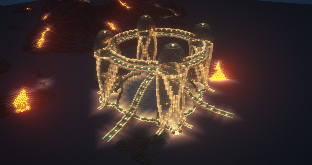 Large Futuristic Dome Base Minecraft Map