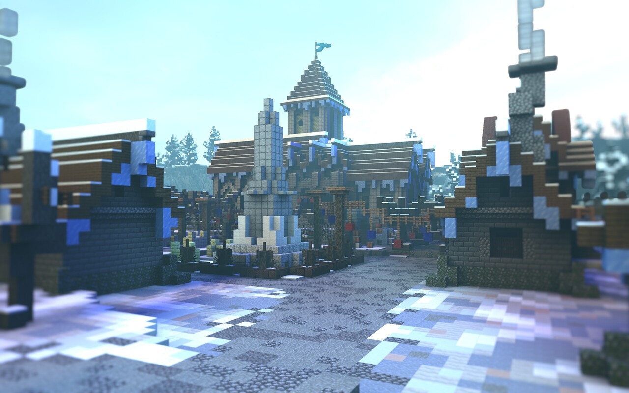 [Warzone] Frosty rocks Minecraft Map