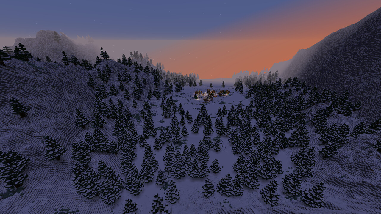 SNOWY VALLEY Minecraft Map