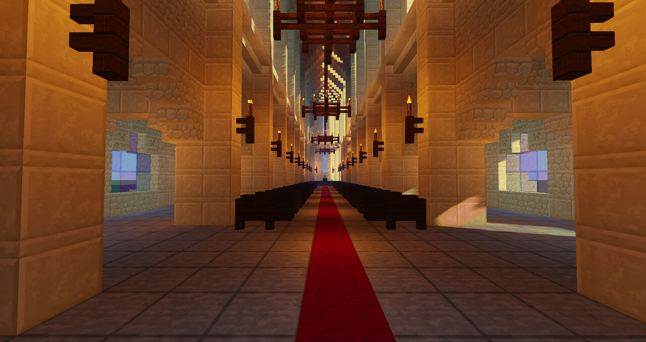 Sandstone Cathedral - 1.12 Minecraft Map
