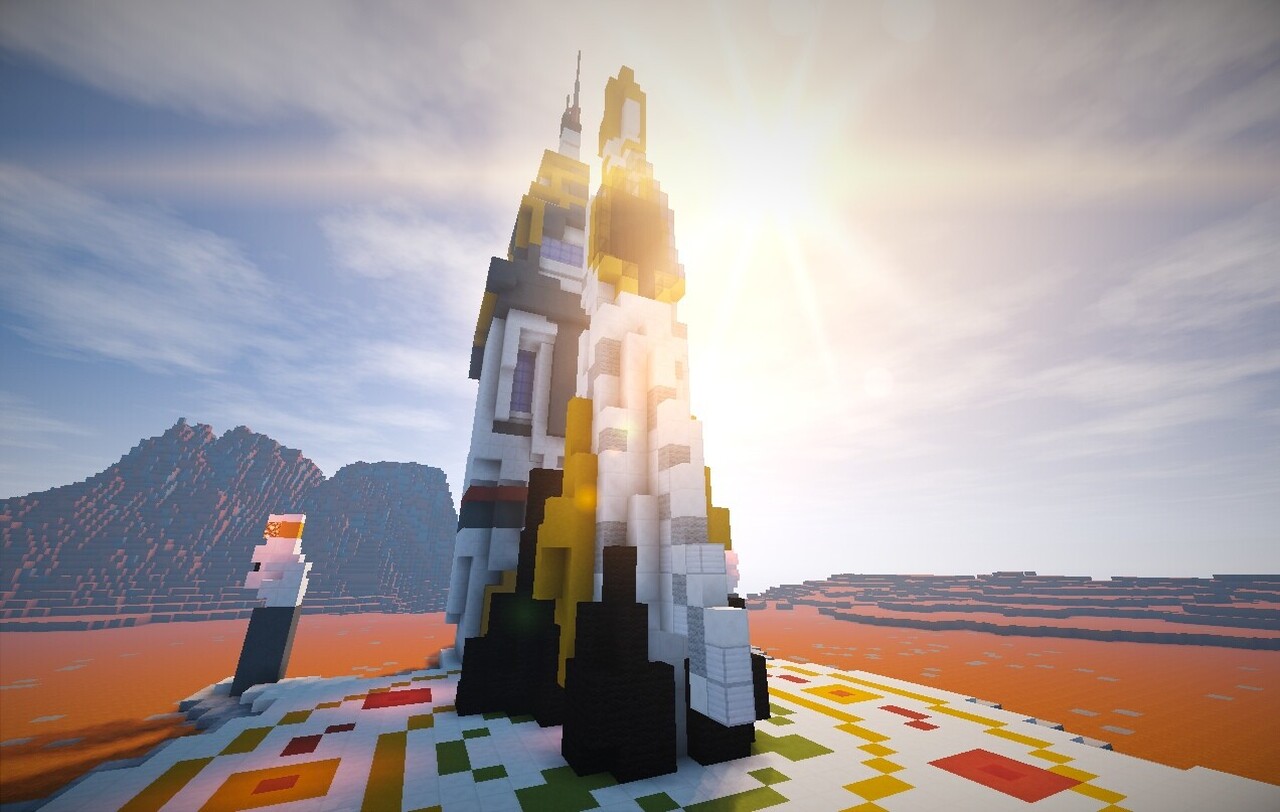 Spacex is already on Mars Minecraft Map