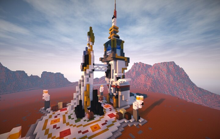 Spacex is already on Mars Minecraft Map