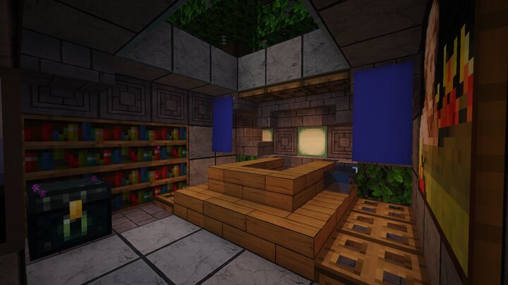 Modern Underground Base Minecraft Map