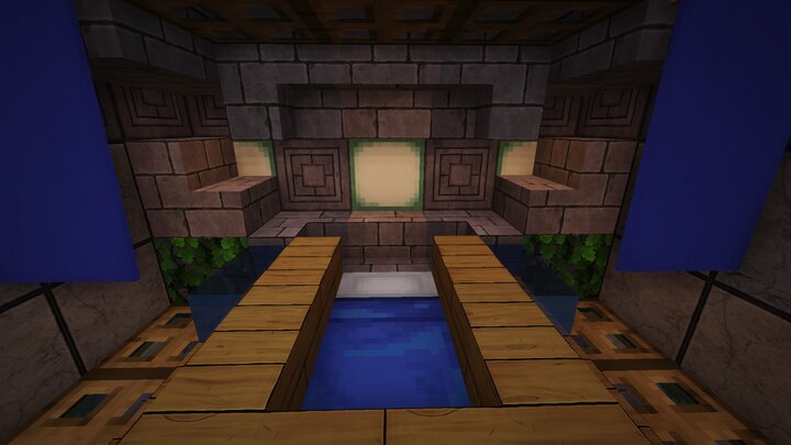 Modern Underground Base Minecraft Map