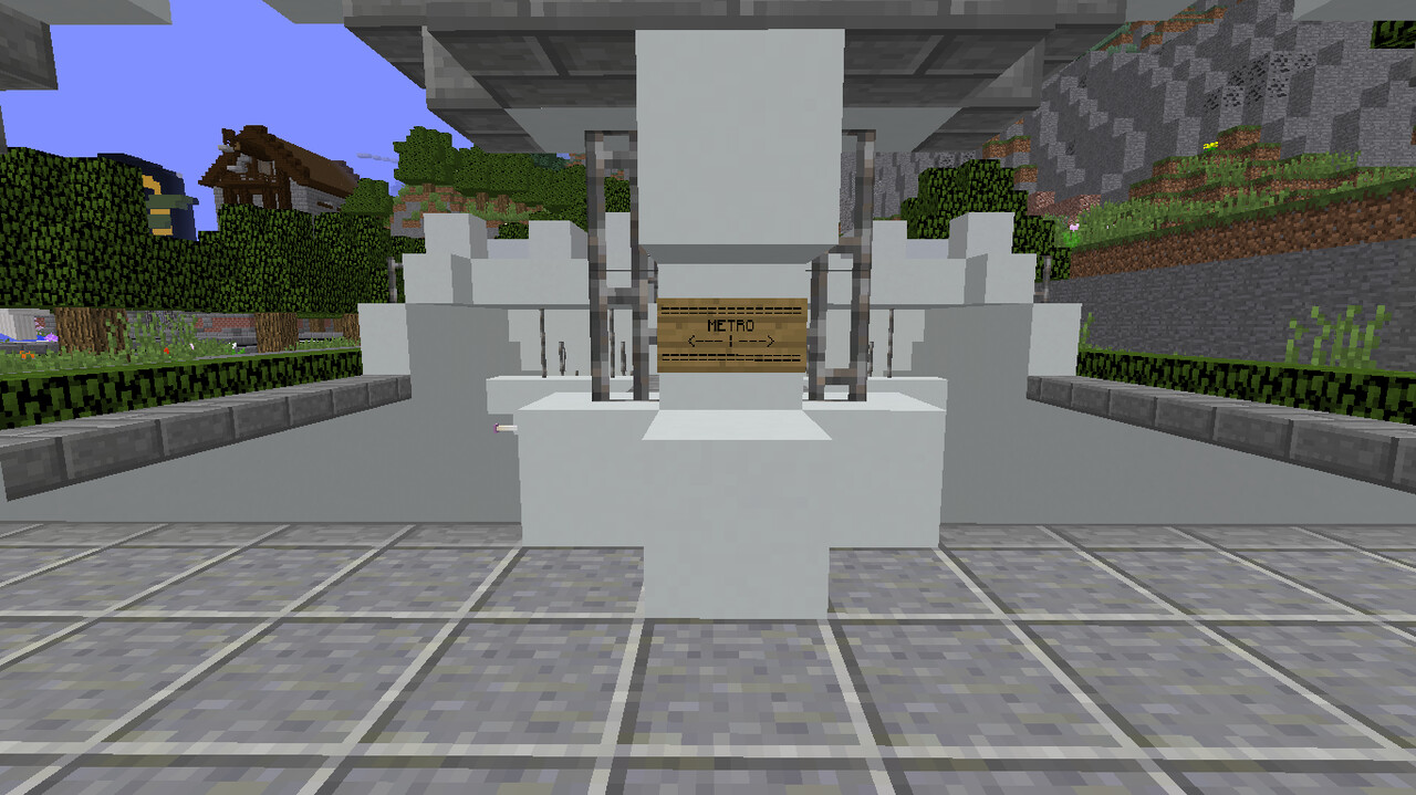 Metro Station Minecraft Map