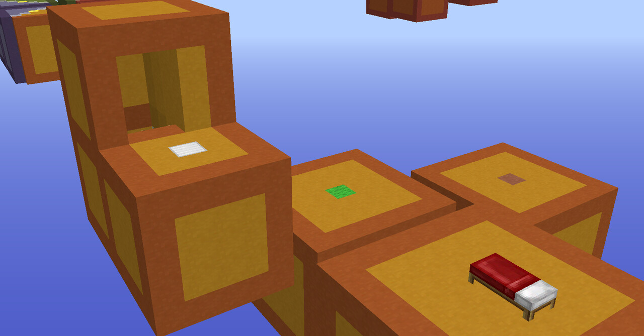 Bedwars Map 4x1/4x2/4x3/4x4 - Cubes / Clay | FREE DOWNLOAD | Minecraft Map