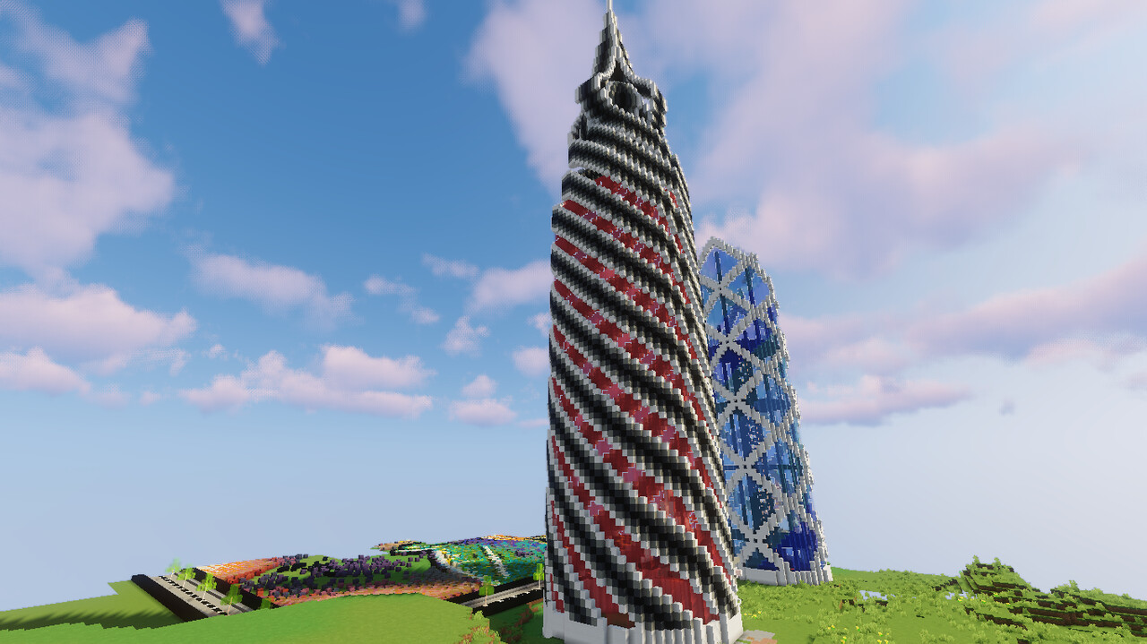 Red Tower Minecraft Map