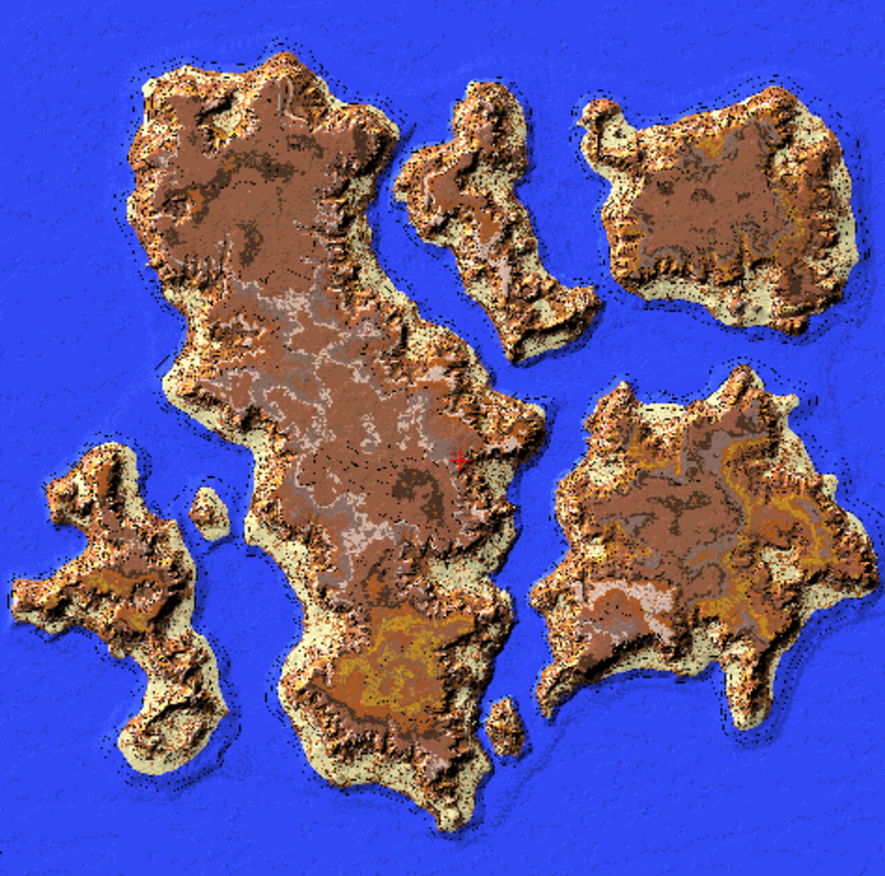 Mega mesa 2500x2500 Minecraft Map