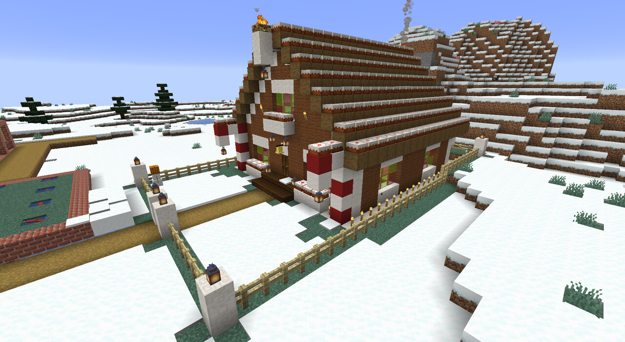 Gingerbread house Minecraft Map