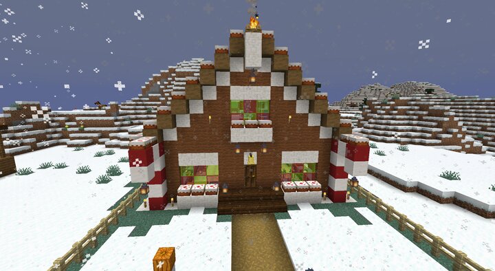 Gingerbread house Minecraft Map