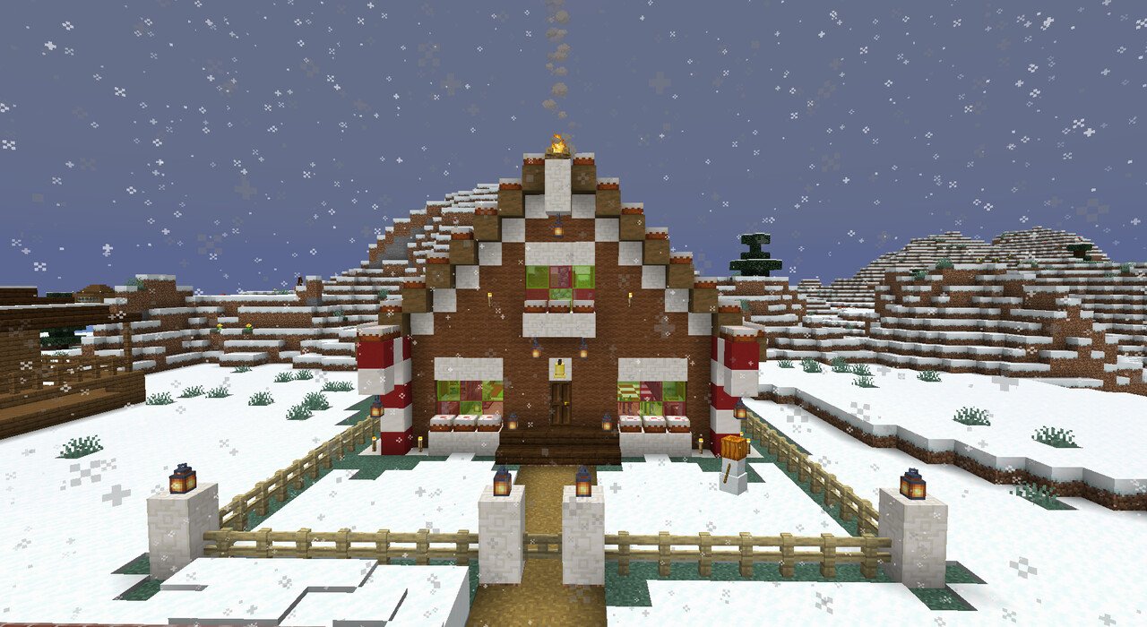 Gingerbread house Minecraft Map