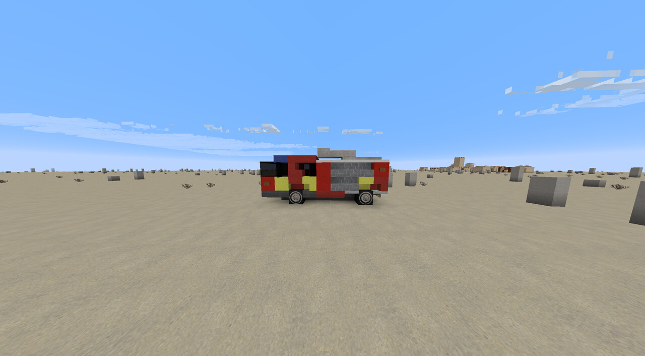 2016 London fire engine | Mercedes Minecraft Map