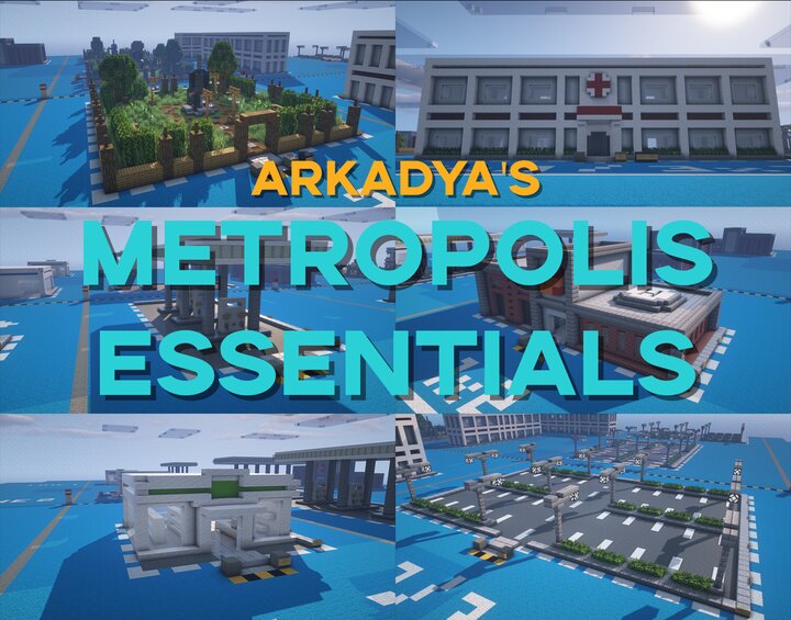 Arkadya's Metropolis Essentials Minecraft Map