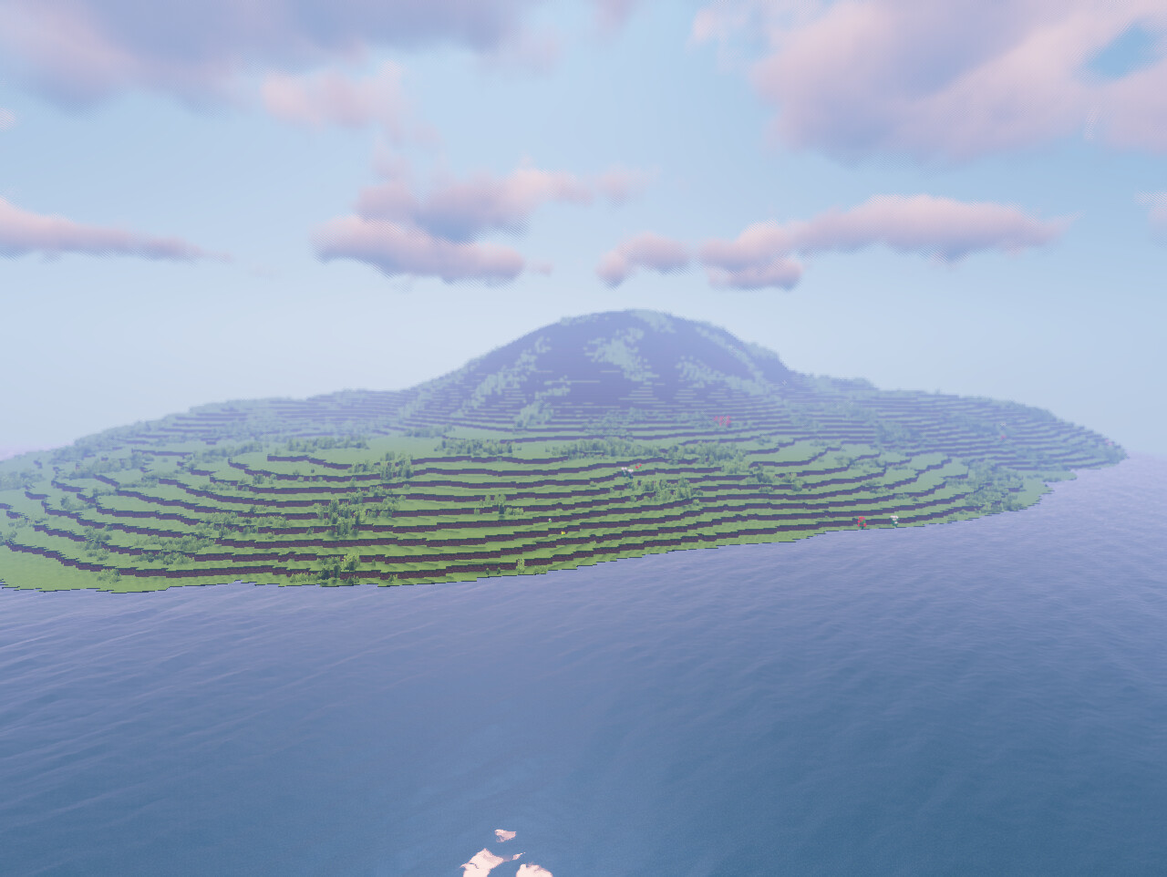 The island with roads 2 Minecraft Map