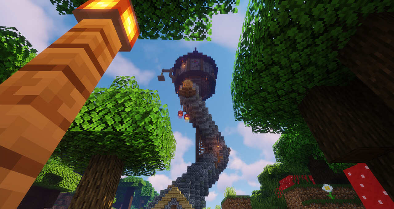 Wizard Tower Base Minecraft Map