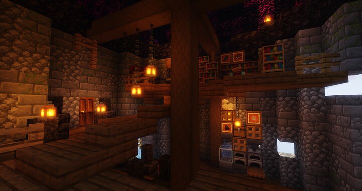 Wizard Tower Base Minecraft Map